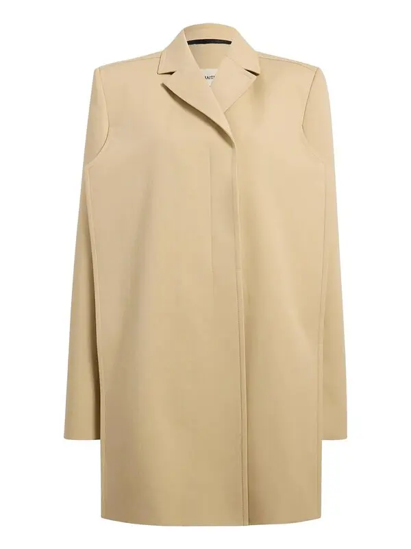 Khaite Long-sleeved Tailored Coat - Nude