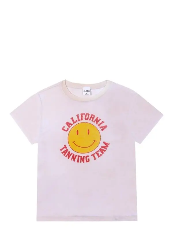 RE/DONE Graphic Print T-shirt - Purple