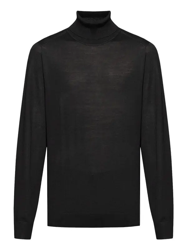 Paul Smith Roll Neck Jumper - Black