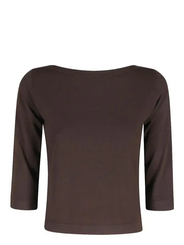 ROBERTO COLLINA Mid-length Sleeve T-shirt - Black