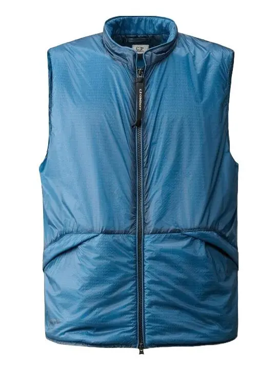 C.P. COMPANY Zip Up Vest - Blue