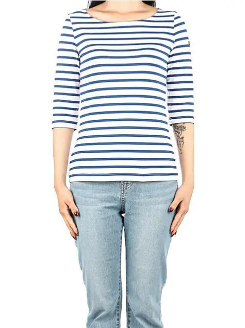 Saint James Striped T-shirt - Blue