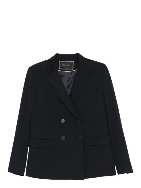Fabiana Filippi Double-breasted Blazer - Black