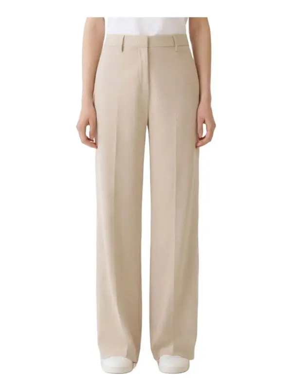 Fabiana Filippi Tailored Trousers With Belt Loops - Nude