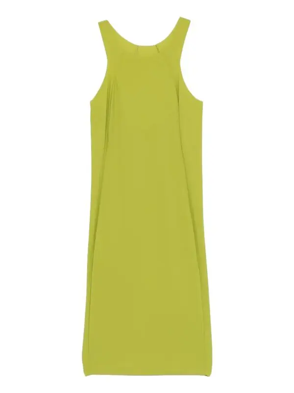 Patrizia Pepe Sleeveless Racer-back Dress - Tech Aloe Green