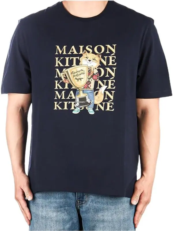 Maison Kitsuné Short Sleeve T-shirt - Black