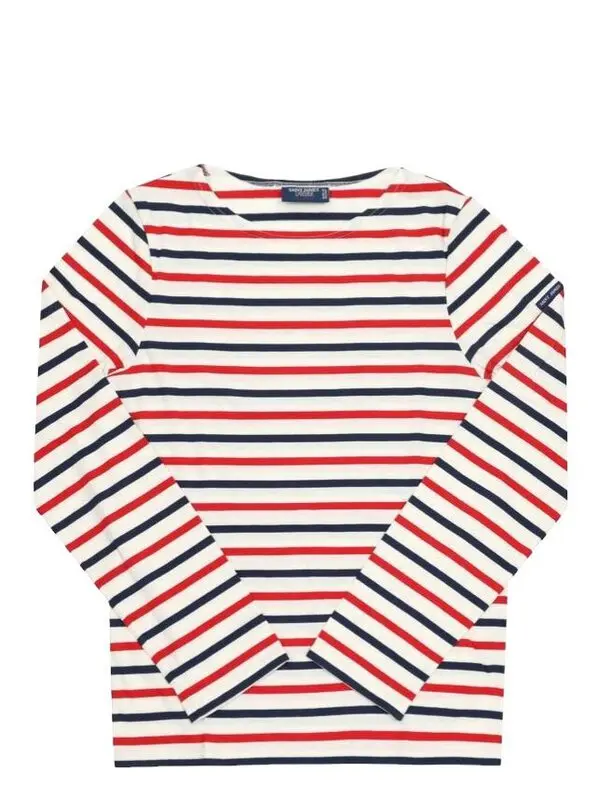 Saint James Striped T-shirt - White