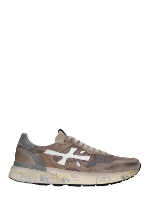 Premiata Lace-up Low-top Sneakers - Nude