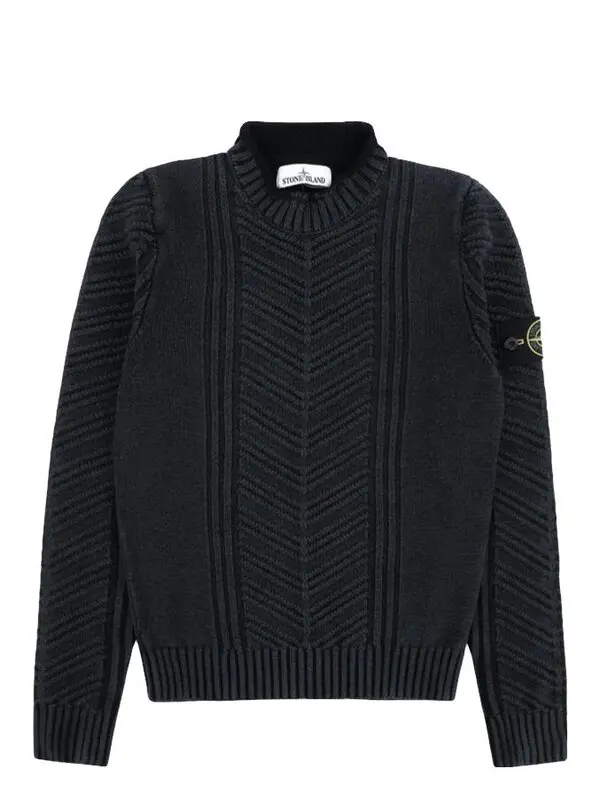 Stone Island Long-sleeved Sweater - Charcoal-grey