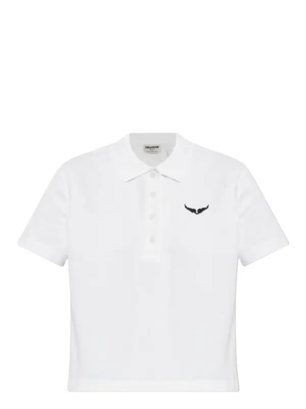Zadig&Voltaire Mirta Polo Shirt - White