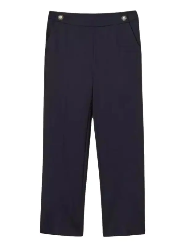TWINSET Straight-leg Casual Trousers - Black