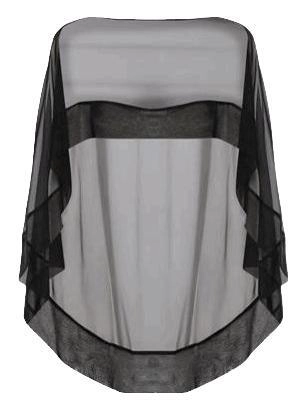Alberta Ferretti Sheer Patchwork Cover-up - Gray