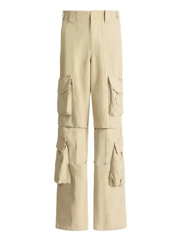 Balmain Cotton Cargo Pants - Beige