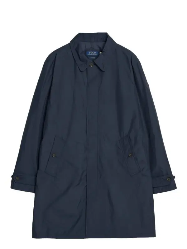 Polo Ralph Lauren Long-sleeved Trench Coat - Navy