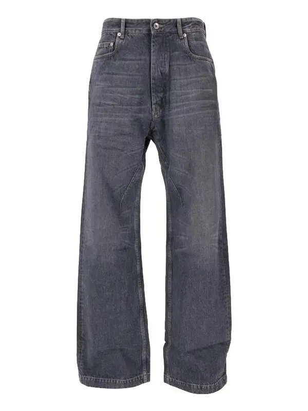 Rick Owens Straight-leg Jeans - Washed Ash