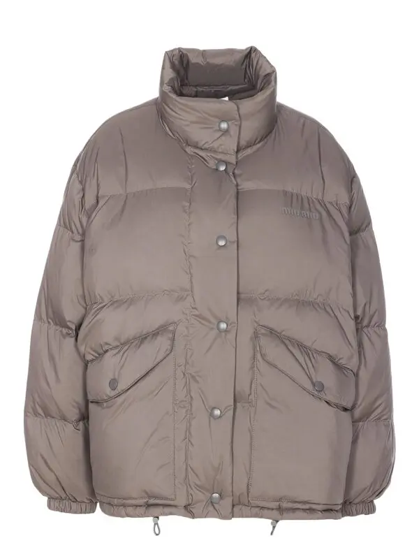 Miu Miu Quilted Stand Collar Jacket - No