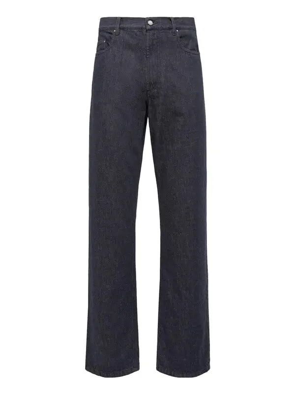 Moncler Logo-patch Jeans - Denim Blue