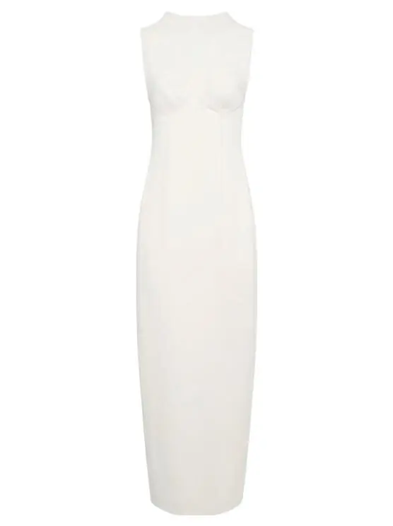 Khaite Shoshanna Viscose Long Dress - White