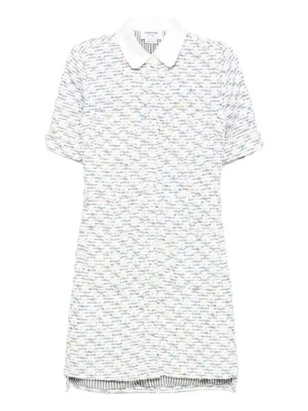 Thom Browne Thigh Length Patch Pocket Dress - Medium Gray