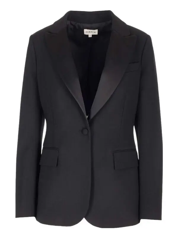 P.a.r.o.s.h Liliuxy Single-breasted Blazer - Black