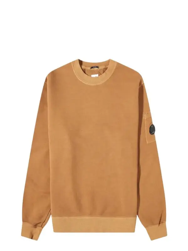 C.P. COMPANY Jersey-knit Sweatshirt With Goggles - Brown