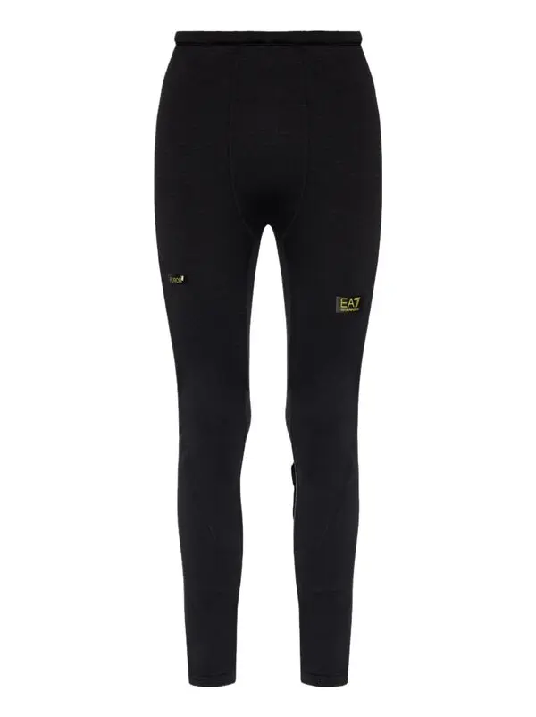 EA7 Furor 7 Logo-print Leggings - Black