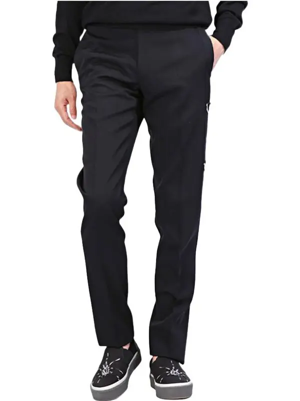 Dior Pocket Design Casual Pants - Black