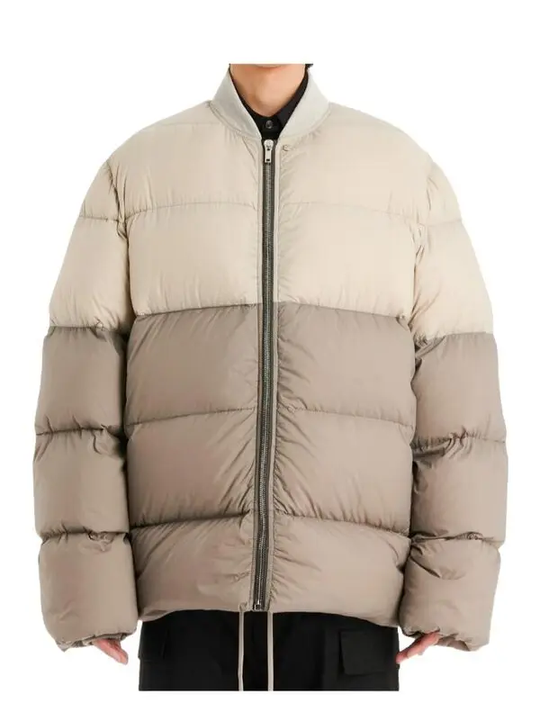 Rick Owens Two-tone Puffer Jacket - Brown