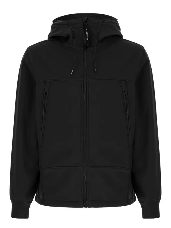 C.P. COMPANY Goggle Hooded Jacket - Black