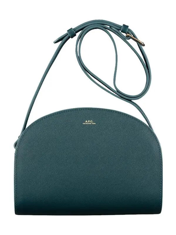A.p.c. Demi-lune Shoulder Bag - Blue