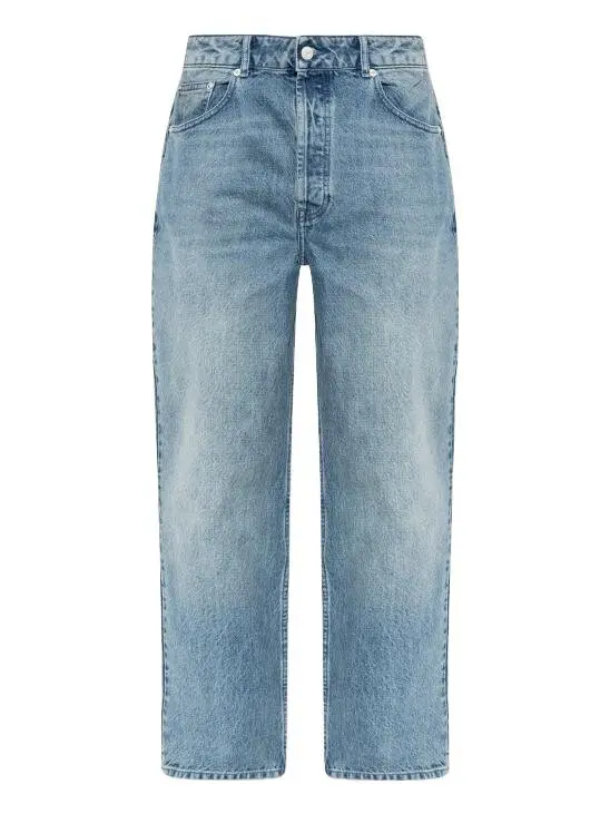 Officine Générale Straight Leg Vintage Denim Jeans - Mid Blue