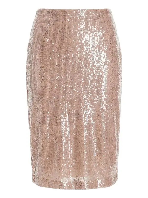 Gucci Sequin Embroidered Tulle Skirt - Pink