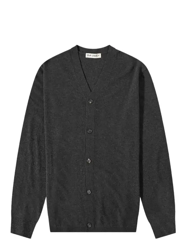 Our Legacy Virgin Wool Cardigan - Black