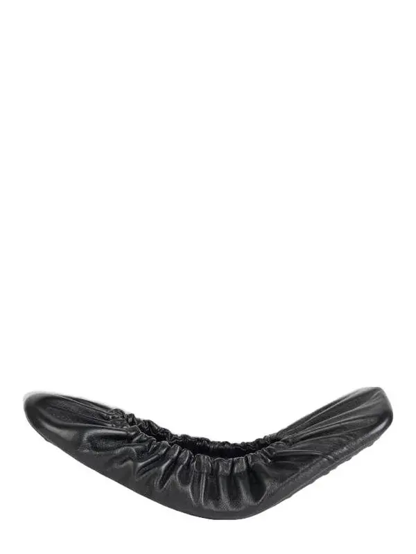 Balenciaga Gathered Ballerina Flats - Black