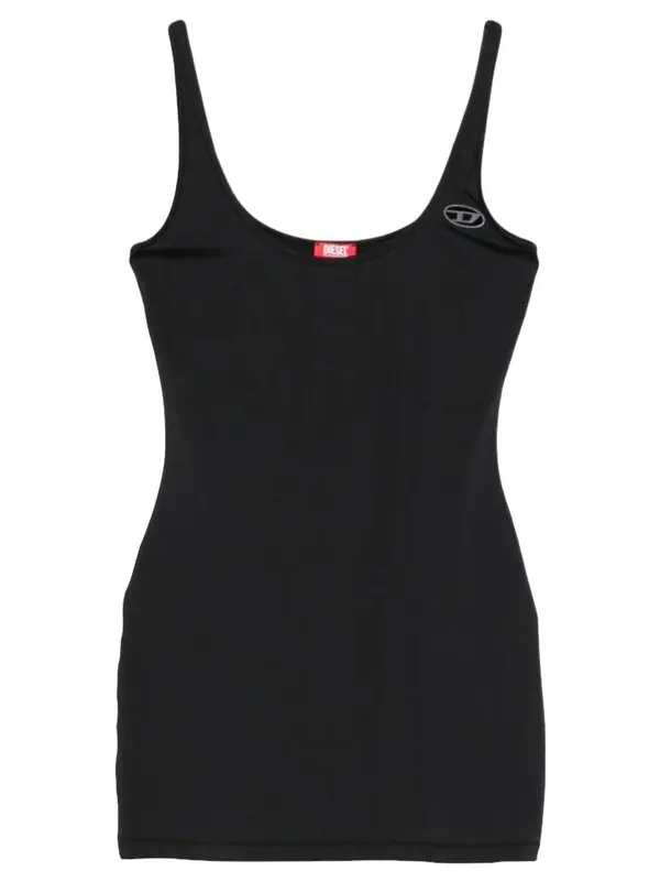 DIESEL® Stretch Slip Dress With Cut-out Detailing - Black