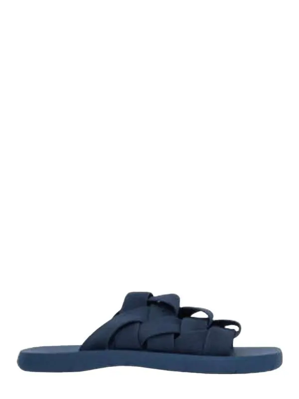 Bottega Veneta Woven Slides - Blue