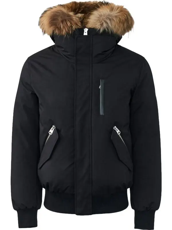 Mackage Dixon 2-in-1 Nordic Tech Down Bomber Jacket - Black