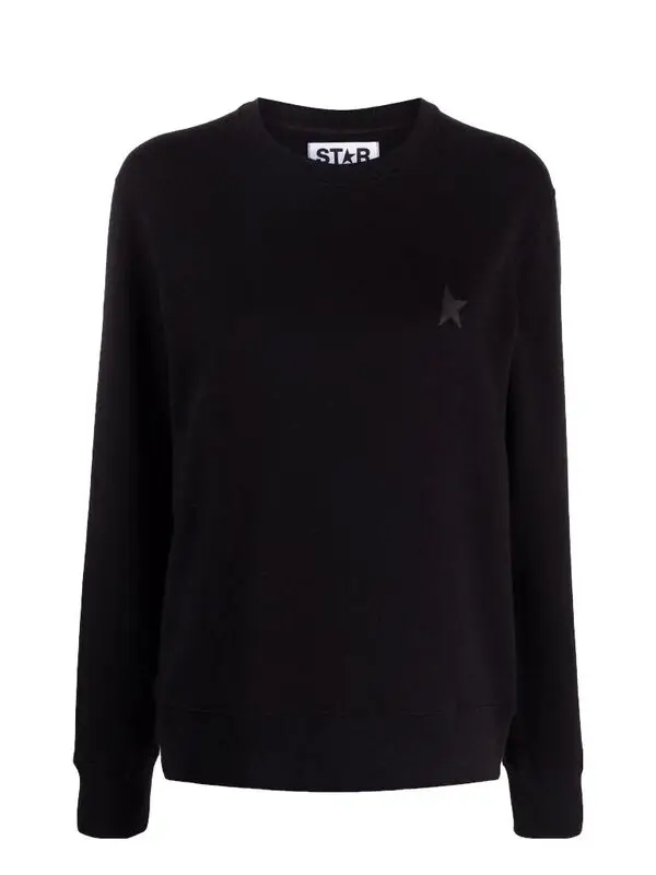 GOLDEN GOOSE Logo Print Sweatshirt - Black