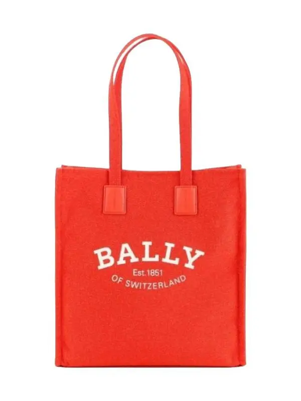 Bally Logo Tote - Red