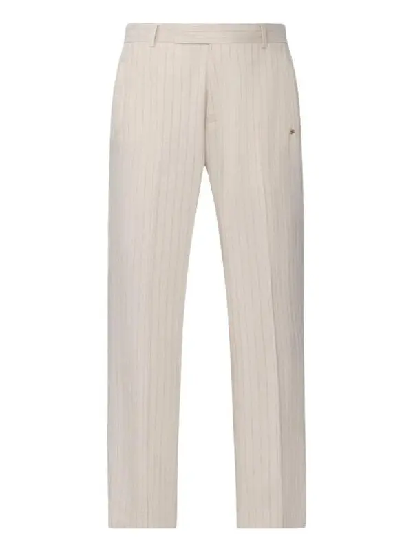 Amiri Striped Casual Pants - Nude