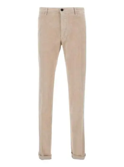 Incotex Textured Straight-leg Trousers - Nude