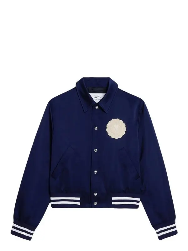 Ami De Coeur Bomber Jacket - Blue