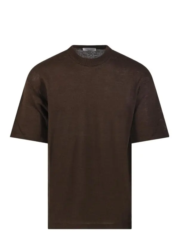 ROBERTO COLLINA Crew-neck T-shirt - Black