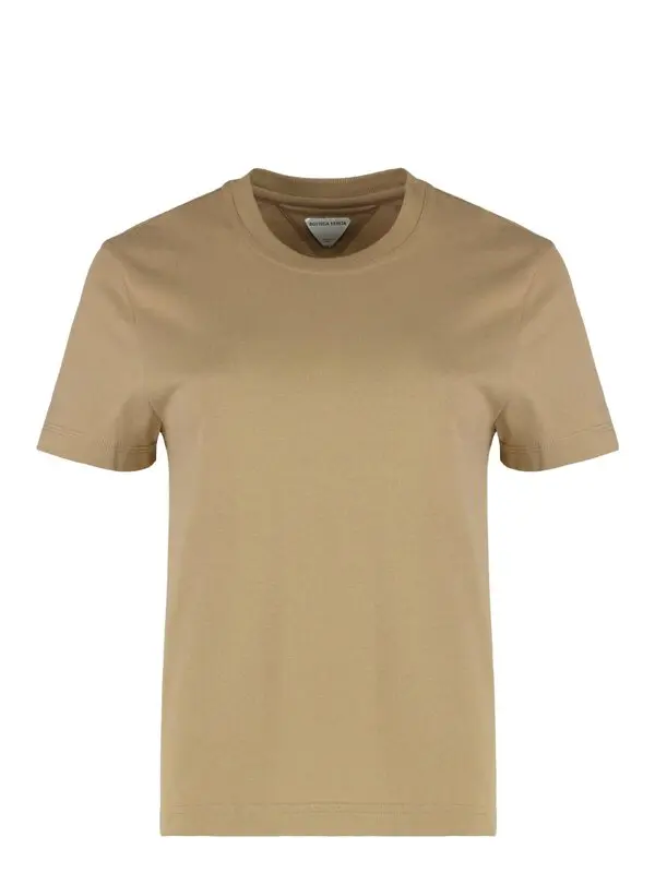 Bottega Veneta Logo Short Sleeve T-shirt - Nude