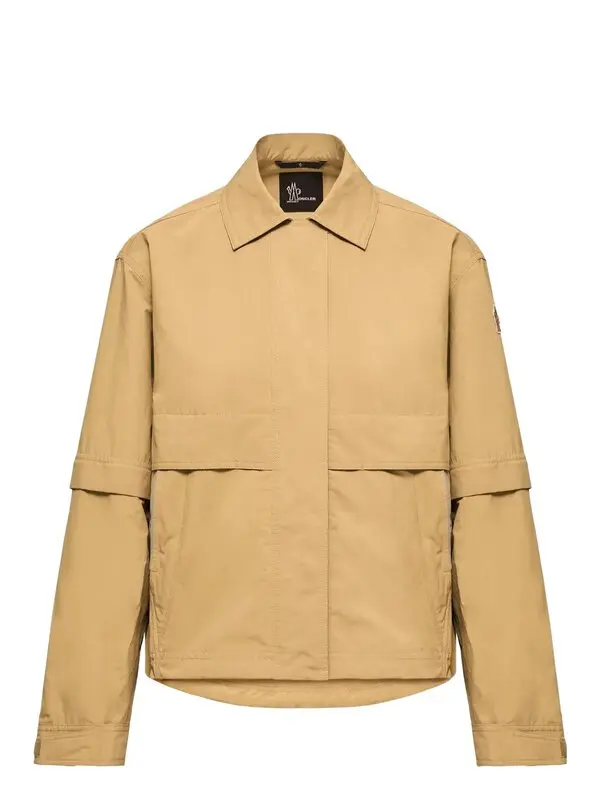 Moncler Aubenas 2-in-1 Shirt Jacket - Nude
