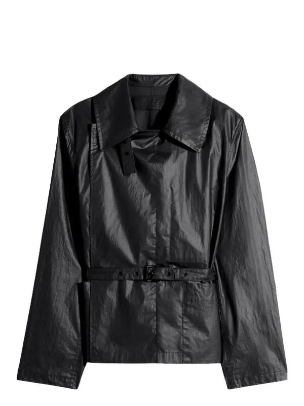 LEMAIRE Light Wrap Jacket - Gray-black