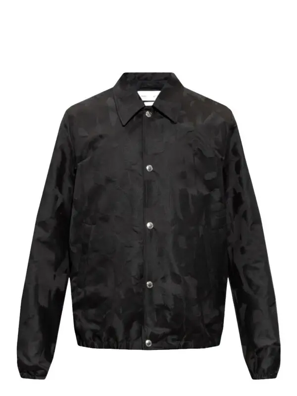 Alexander McQueen Logo Detailed Buttoned Jacket - Black