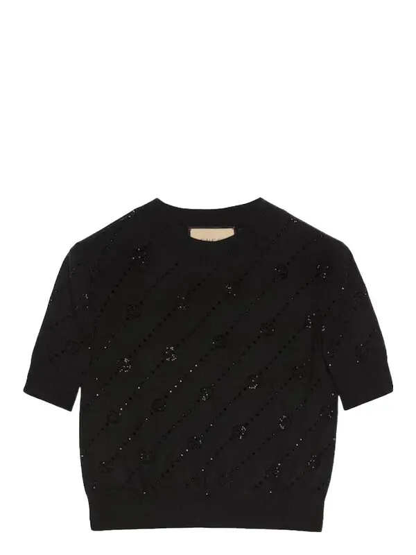 Gucci Interlocking G Crewneck Jumper - Black