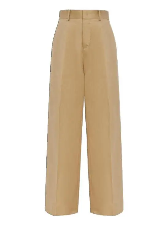 Dsquared2 Logo Plaque Tailored Trousers - Nude