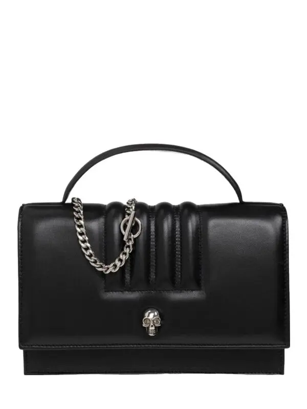Alexander McQueen Skull Stud Shoulder Bag - Black